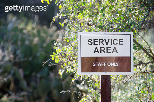 Horizontal Service Area sign 이미지 (531153201) - 게티이미지뱅크