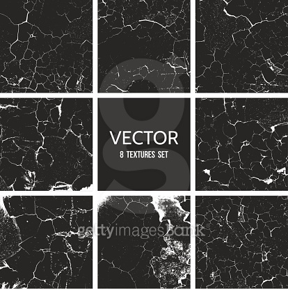 Cracked paint vector texture. Grunge background (483891410) 일러스트, 무료 ...