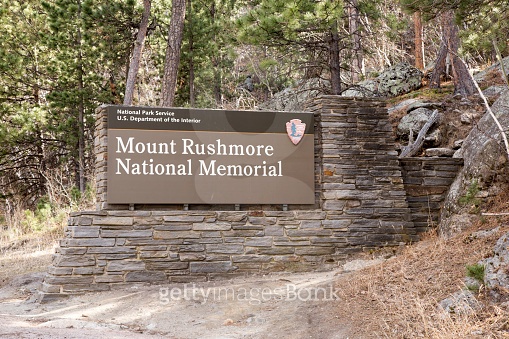 Mount Rushmore National Memorial Sign (471771936) - 게티이미지뱅크