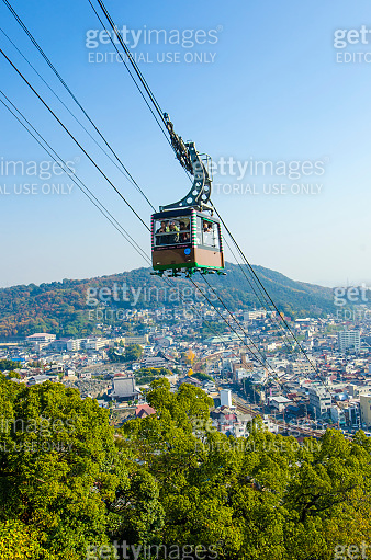 The ropeway for Senkoji Temple in Onomichi, Hiroshima (482345144) - 게티이미지뱅크