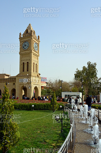 Erbil Clock Tower, Shar Park, Kurdistan, Iraq (497793238) - 게티이미지뱅크
