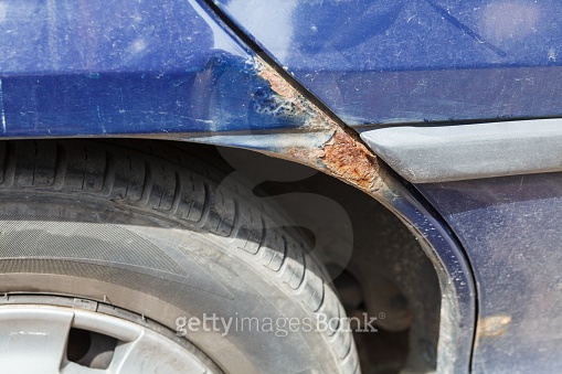 Rust on the car fender (476702400) - 게티이미지뱅크