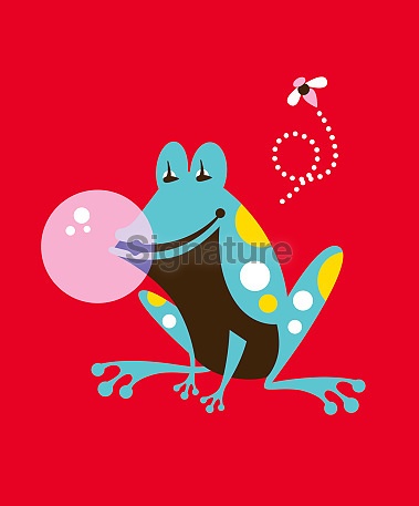 Frog Blowing Bubble (474249918) 일러스트, 무료 일러스트 - 게티이미지뱅크