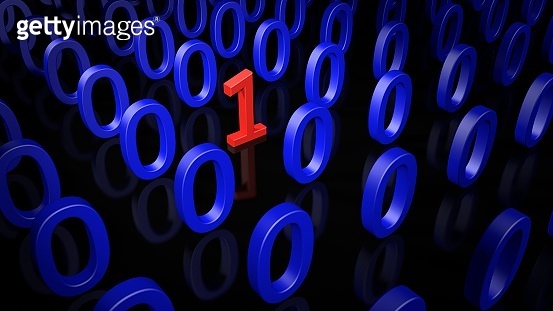 Single Binary Number 1 이미지 (538876505) - 게티이미지뱅크