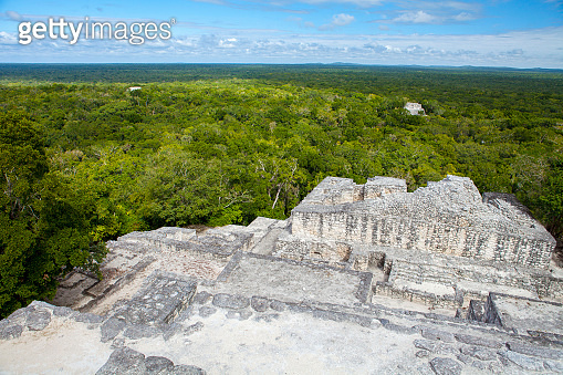 Ancient Maya City of Calakmul, Campeche, Pyramids Mexico (471646903 ...