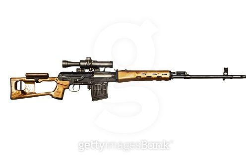 sniper rifle SVD (502898742) - 게티이미지뱅크