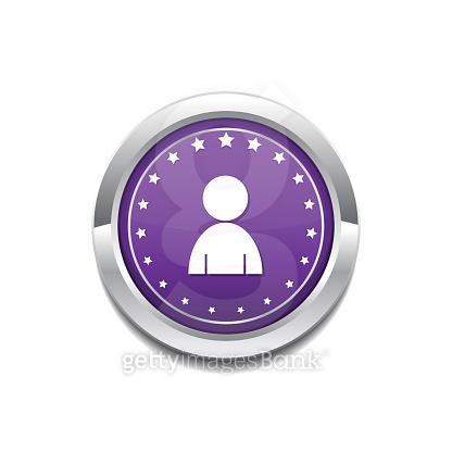 User Circular Vector Purple Web Icon Button 이미지 (491543912) - 게티이미지뱅크