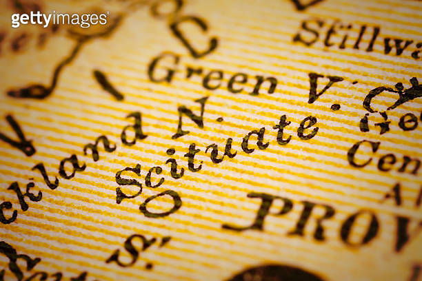 Scituate, Rhode Island on an Antique map 이미지 (495702942) - 게티이미지뱅크