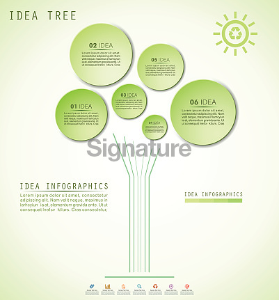 Idea Tree Infographics 이미지 (502611934) - 게티이미지뱅크