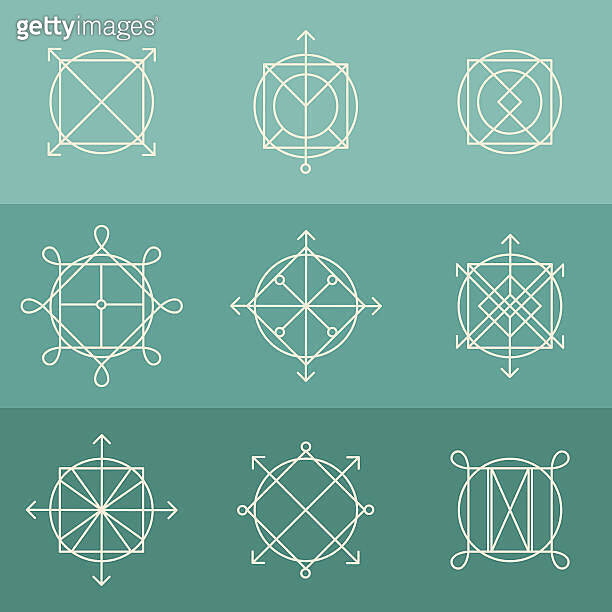 Outline templates set (466656350) 일러스트, 무료 일러스트, 아이콘, 무료 아이콘 - 게티이미지뱅크
