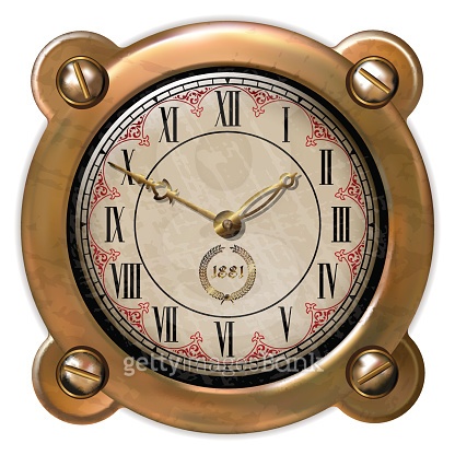 Ancient clock vector 이미지 (495519048) - 게티이미지뱅크