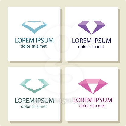 Stylized diamonds symbol. Vector illustration (482640530) 일러스트, 무료 일러스트 ...