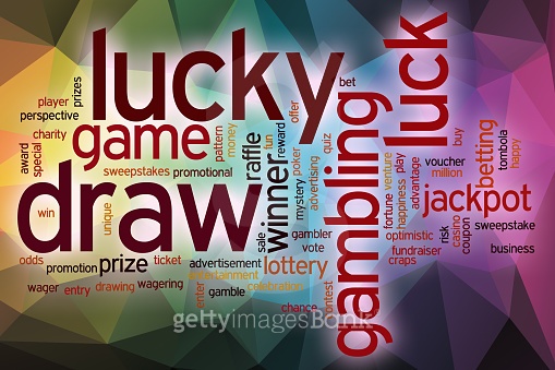 Lucky draw word cloud with abstract background 이미지 (477058316) - 게티이미지뱅크
