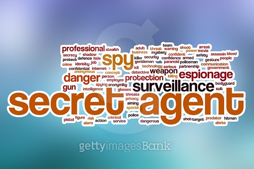 Secret agent word cloud with abstract background 이미지 (477111784) - 게티이미지뱅크