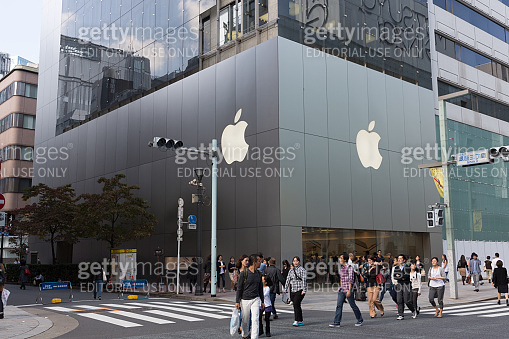 Apple Store in Ginza, Tokyo, Japan 이미지 (493152850) - 게티이미지뱅크
