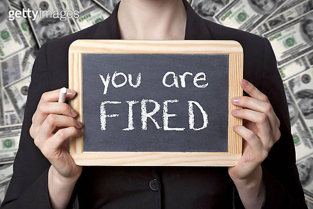 you are fired 이미지 (535673093) - 게티이미지뱅크