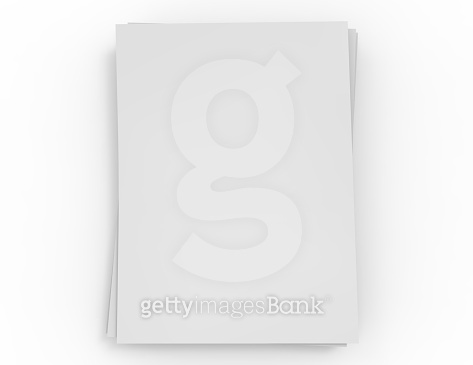 A4 Size Paper 3d render 이미지 (498695468) - 게티이미지뱅크