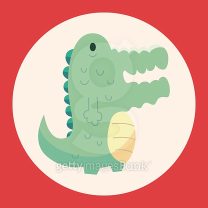Animal crocodile flat icon elements, eps10 이미지 (484857742) - 게티이미지뱅크