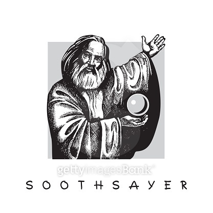Old man with a beard and Crystal ball. Soothsayer. 이미지 (503838720) - 게티 ...