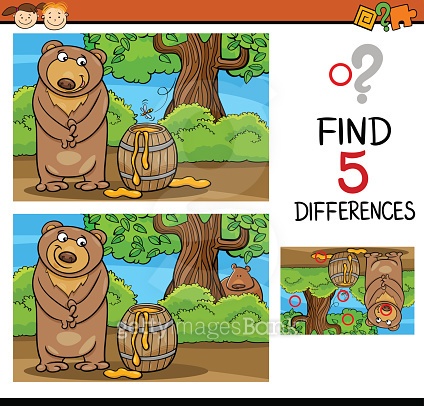 find differences task for kids 이미지 (505641454) - 게티이미지뱅크