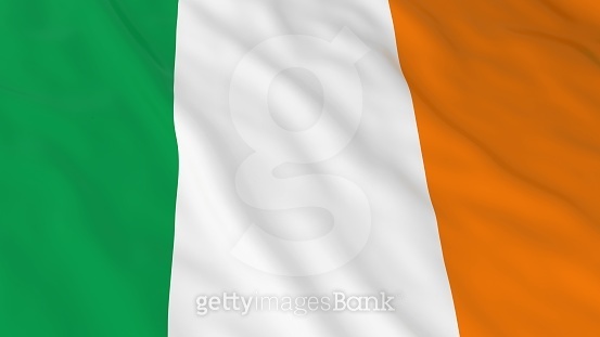 Irish Flag HD Background - Flag of Ireland 3D Illustration (537638250 ...