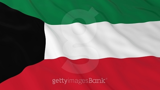 Kuwaiti Flag HD Background - Flag of Kuwait 3D Illustration (543463994 ...
