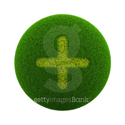 Grass Sphere Plus Sign 이미지 (585587610) - 게티이미지뱅크