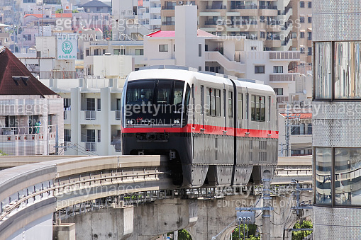 Monorail line in Naha city, Okinawa 이미지 (513552214) - 게티이미지뱅크