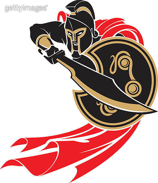 Spartan Battle Stance (534306794) 일러스트, 무료 일러스트 - 게티이미지뱅크