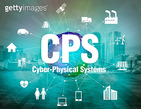 CPS(Cyber-Physical Systems) conceptual abstract image visual (594929898 ...