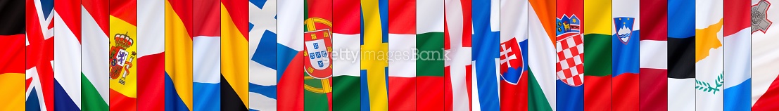 The 28 Flags of the European Union - Page header 이미지 (522302144) - 게티이미지뱅크
