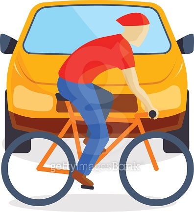 Sad running man at road death accident scene transport vector ...