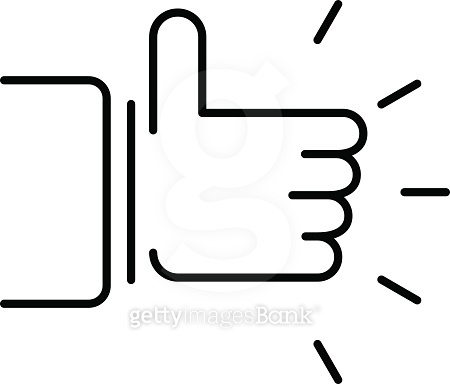 Like hand finger up sign thumb icon symbol success community (524020640 ...