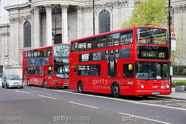 London city buses 이미지 (518029442) - 게티이미지뱅크