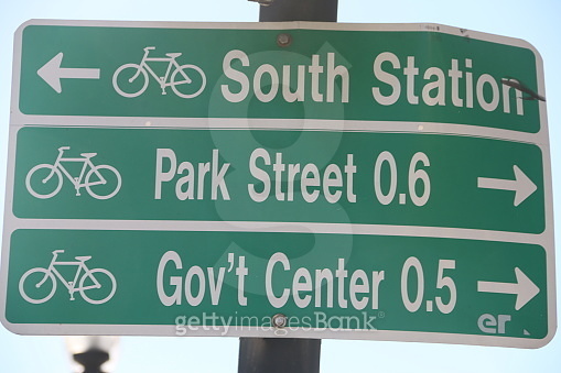 Boston street sign (621507944) - 게티이미지뱅크