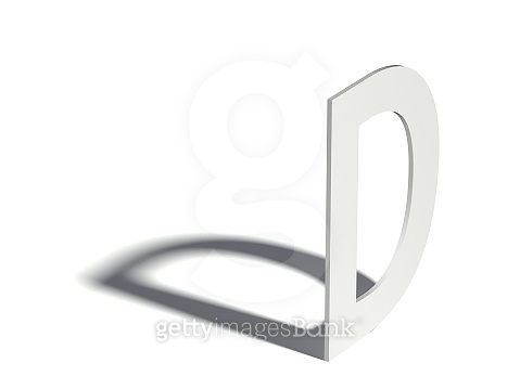 Drop shadow font. Letter D. 3D 이미지 (592013226) - 게티이미지뱅크