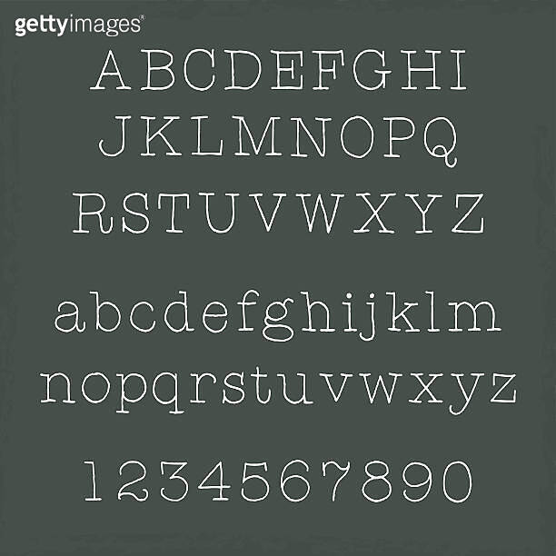 handwritten alphabets 이미지 (539013924) - 게티이미지뱅크