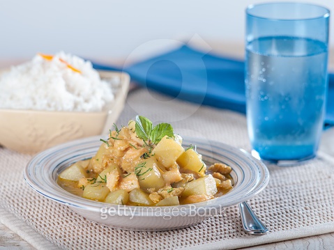 Cau Cau, a Typical Peruvian Tripe and Potato Stew (517110702) - 게티이미지뱅크