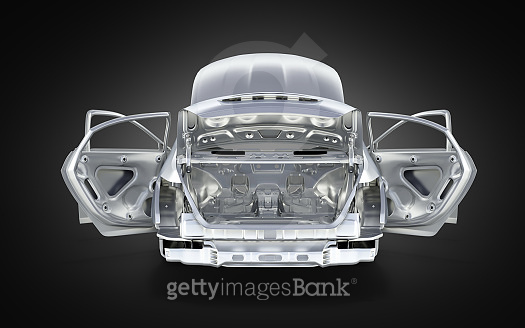 body car with no wheel back view without shadow 이미지 (624098612) - 게티이미지뱅크