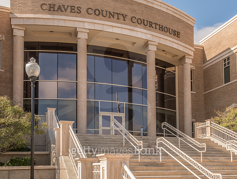 Chaves County Courthouse in Roswell, New Mexico (622779156) - 게티이미지뱅크
