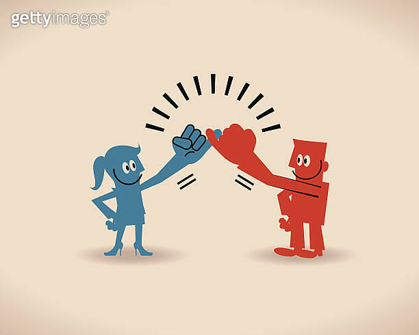 Hands Promise, Pledge By Linking Each Other's Little Fingers (533233626 ...