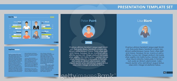 Presentation Template Set 32 이미지 (518855738) - 게티이미지뱅크
