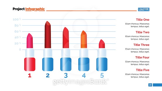 Lipstick Diagram Slide Template 이미지 (585300712) - 게티이미지뱅크