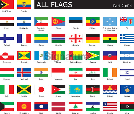 All World Flags (595360734) - 게티이미지뱅크