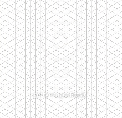 Gray isometric grid with vertical guideline on white (531262862) 일러스트 ...