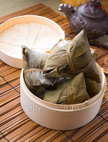 bazhang chinese dumplings, zongzi usually taken during duanwu fe ...