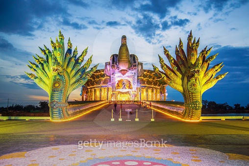 Ban rai temple , A beautiful temple in Thailand 이미지 (521507406) - 게티이미지뱅크