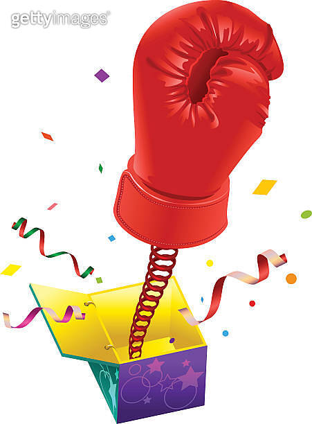 April Fools day. Red boxing glove. April Fools joke 이미지 (515001904 ...