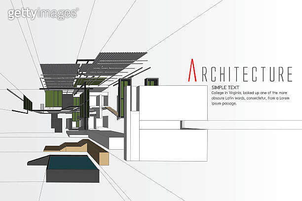 Exploded view of a building (504784934) 일러스트, 무료 일러스트 - 게티이미지뱅크