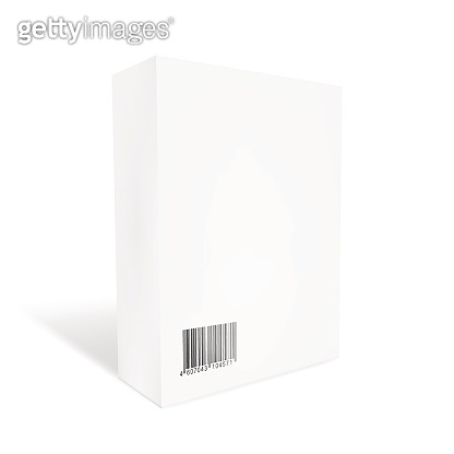 White Box With Barcode Ready For Your Design (618943516) 일러스트, 무료 일러스트 ...